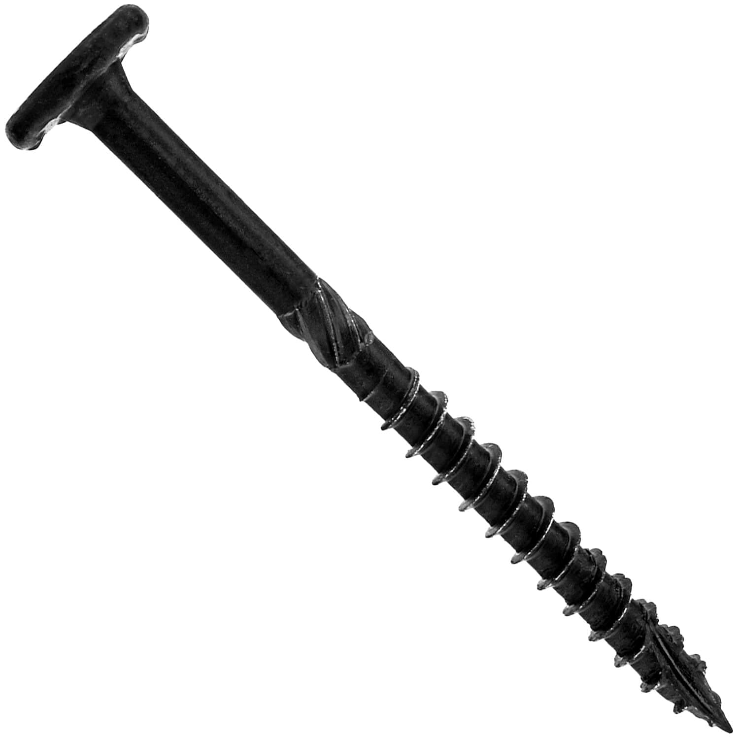 15x3-1/2" Black Wafer Head Structural Lag Screws. Used for Log Construction, Timber Framing, Laminated Beams and Pole Barns Among Other Uses. T-30 Torx/Star Drive (~50 Count)