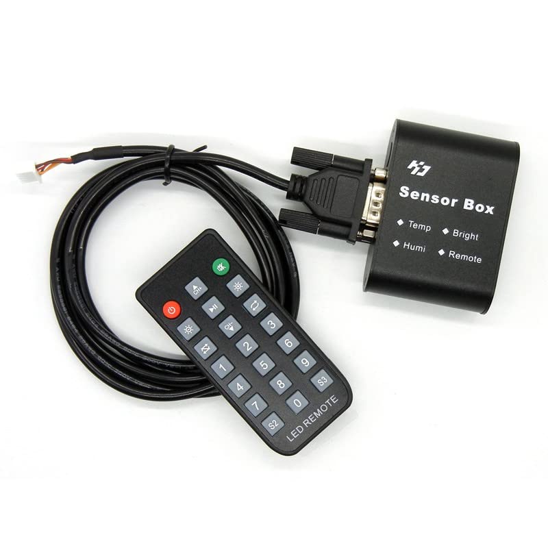 Davitu Motor Controller - HD-901D Full color led control card functional board Temperature ,humidity ,brightness sensor,Infrared receiver support module