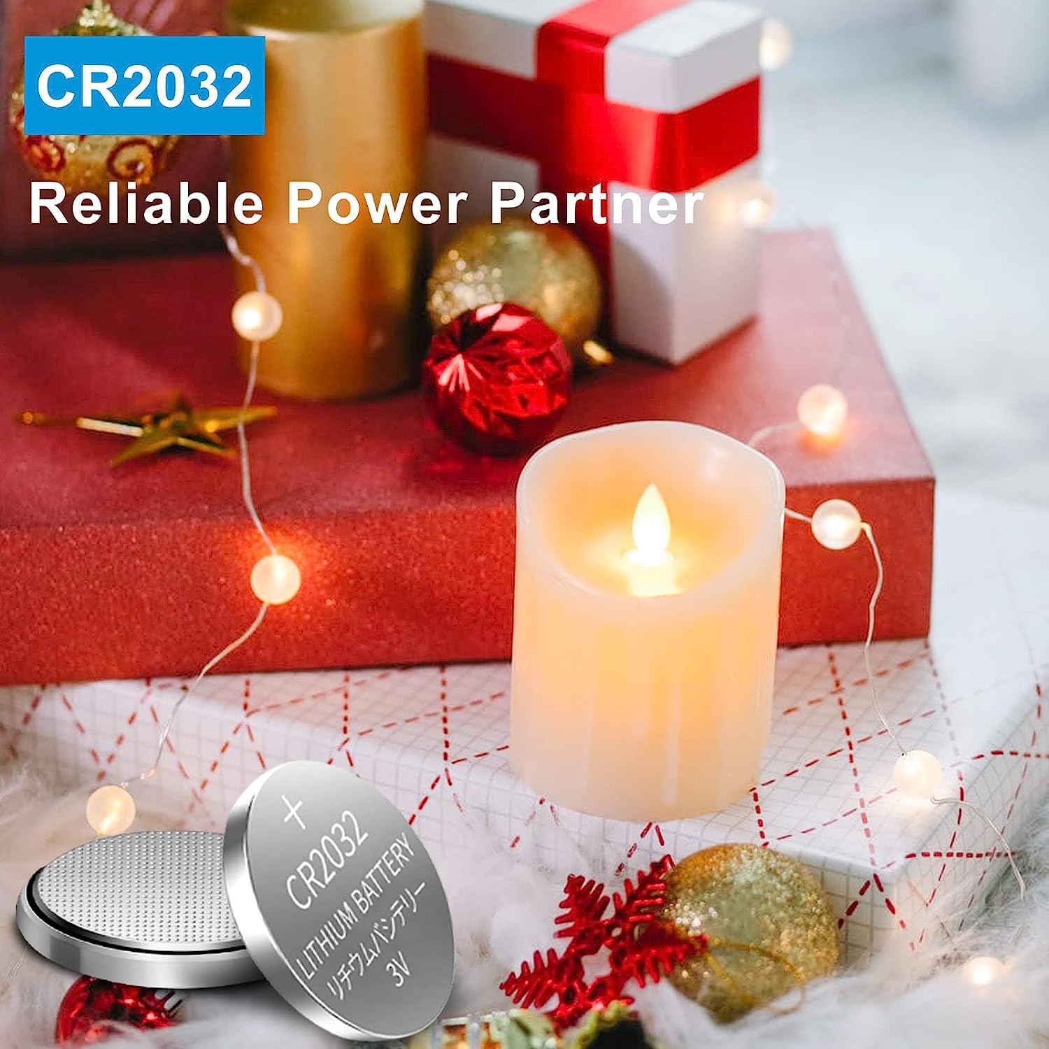 WANZELONYO CR2032 Lithium Coin Battery 3V Bulk CR 2032 Button Cell 250 Pack 230mAh