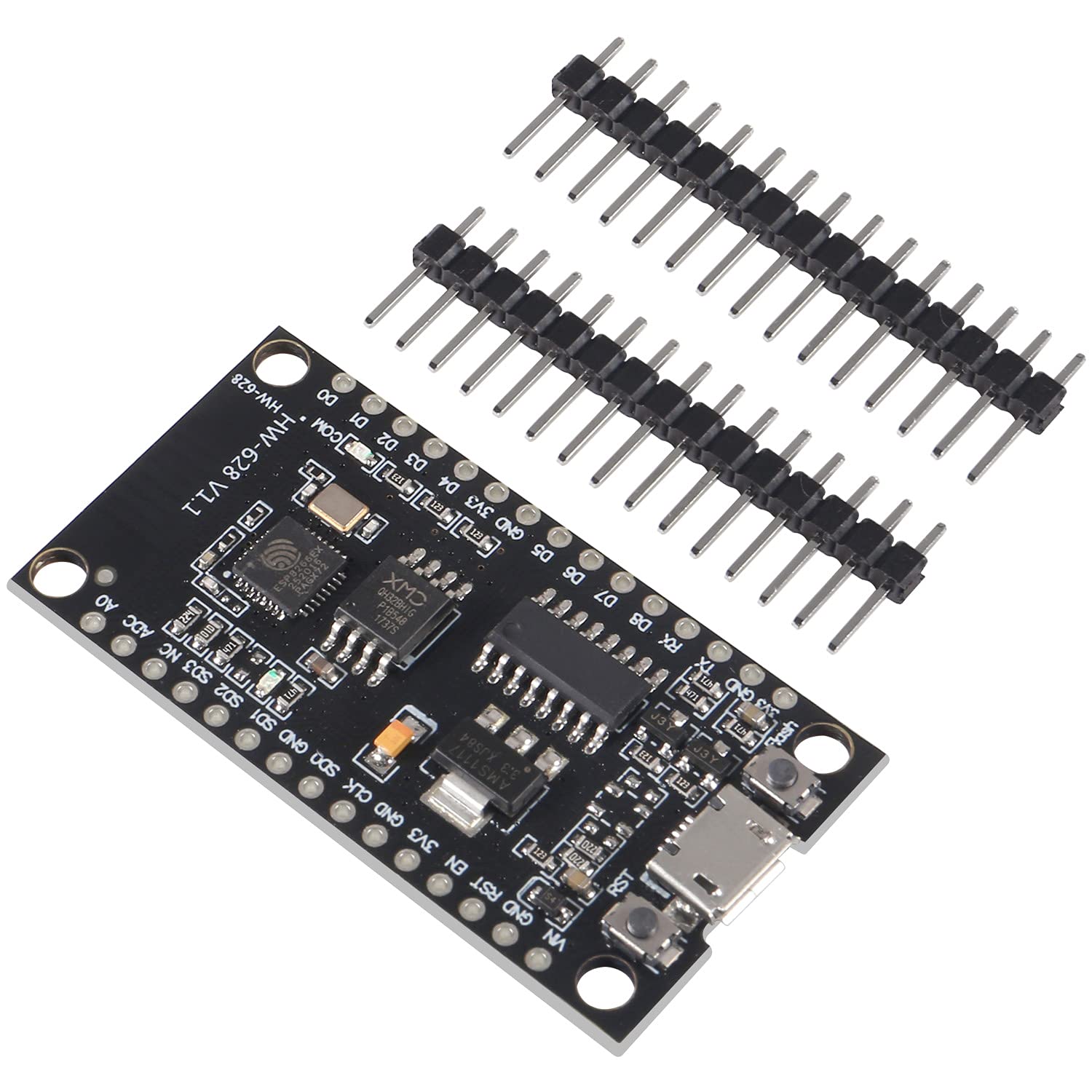 AITRIP 4PCS NodeMCU V3 Lua WiFi Module Integration of ESP8266 + Extra Memory 32M Flash, with PCB Antenna and USB-Serial CH340G for Arduino-NodeMcu Lua CH340