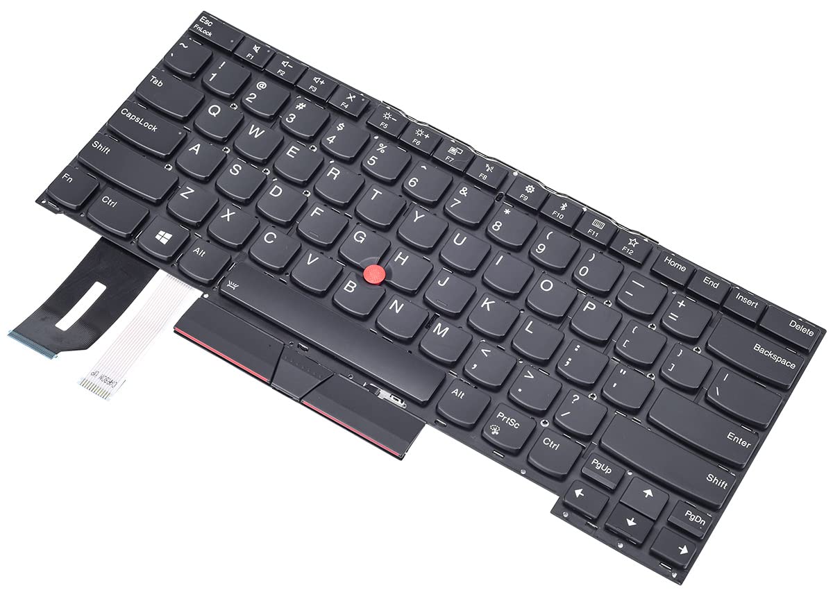 Replacement Keyboard for Lenovo Thinkpad T490s T495 T495s, P1 Gen 3 2, Thinkpad X1 Extreme Gen 1 & Gen 2 & Gen 3 Laptop with Backlit US Layout P/N: SN20R58769