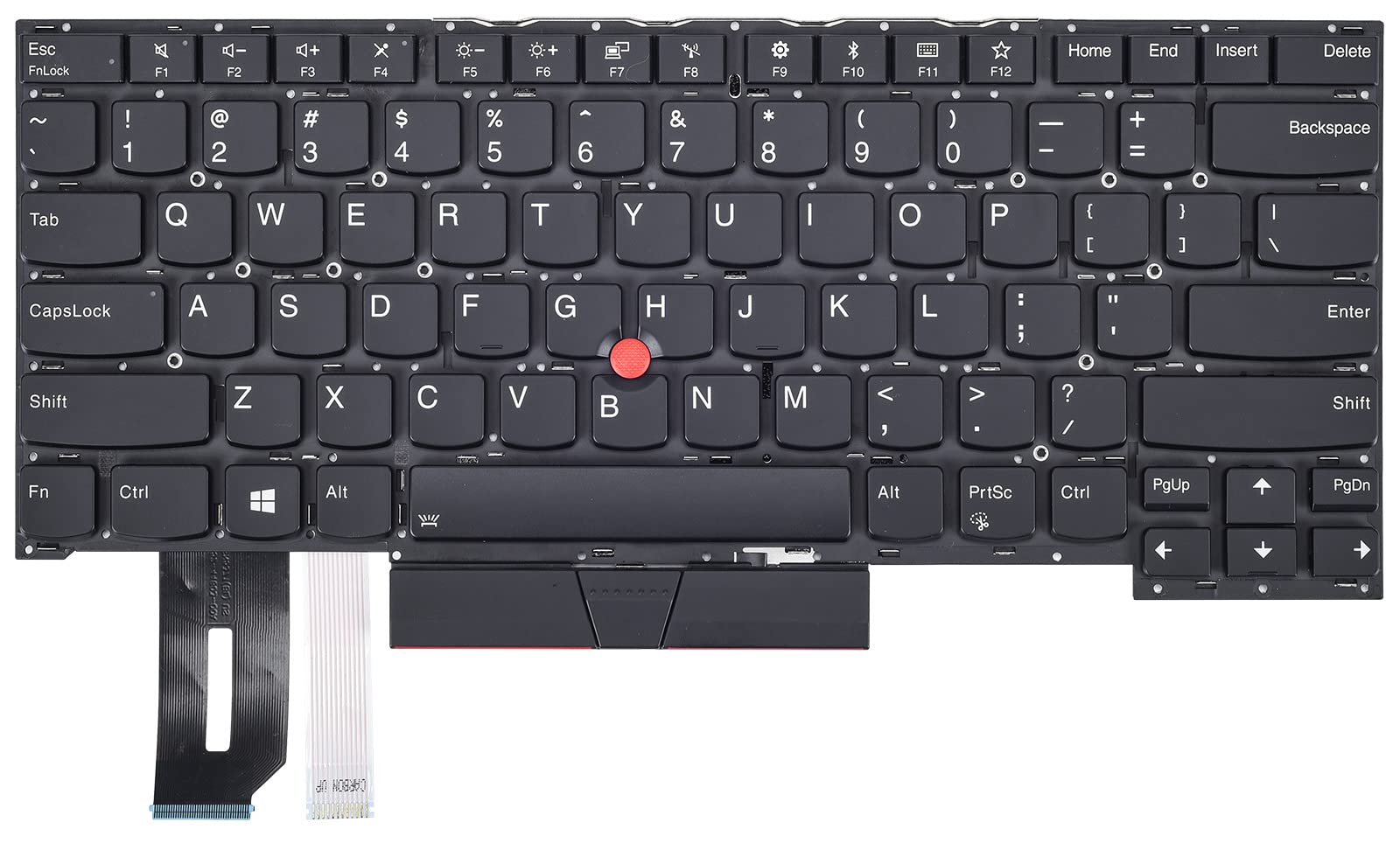 Replacement Keyboard for Lenovo Thinkpad T490s T495 T495s, P1 Gen 3 2, Thinkpad X1 Extreme Gen 1 & Gen 2 & Gen 3 Laptop with Backlit US Layout P/N: SN20R58769