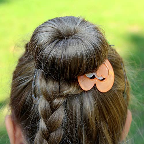 MeetFavorite Hair Bun Shaper Set - 2 Large, 2 Medium, 2 Small Donut Hair Bun Makers, 10 Elastic Bands, Hair Pins (Brown)