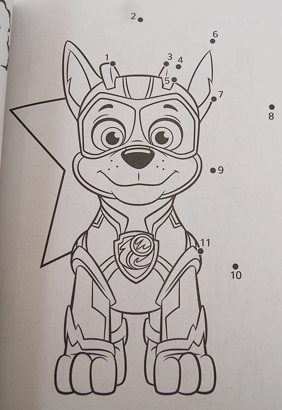 Pup Patrol Mighty Pups Super Paws Dot to Dot Activity Book Colortivity ''Power Up Pups'' - 80 Pages