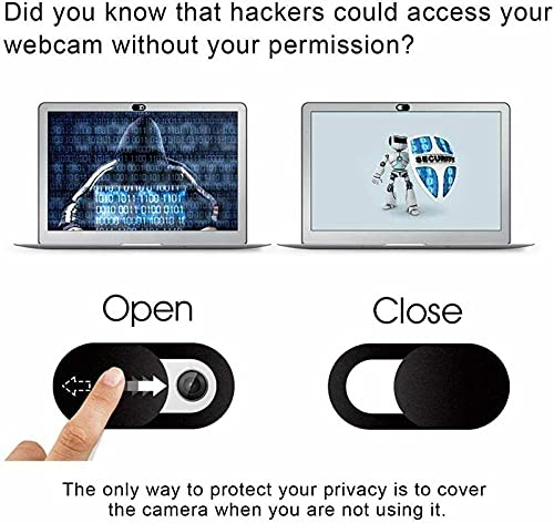 Webcam Cover (3 Pack) .03 inches Ultra Thin Design Laptop Camera Cover Slide for Computers MacBook Pro iMax iPhone Cell Phone PC Tablet Notebook Surface Pro Echo Show Camera Blocker Slider (Blue)