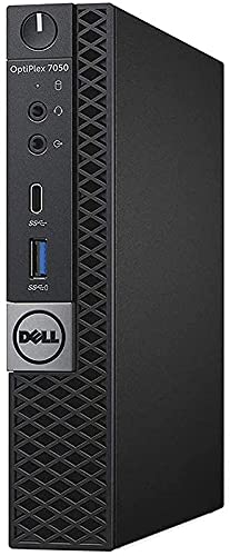 Dell Optiplex 7050 Micro DT, Intel I7-6700T, 32GB Memory, 512 GB SSD, WiFi, Win 10 Pro (Renewed)