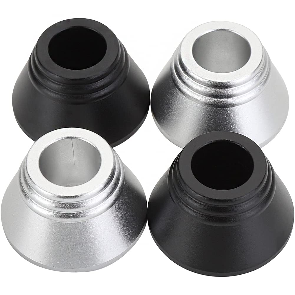 Aluminum Desk atty Stand Holder Display Holder for 5-10/e-Go Battery Stand Holder for RDA RTA Battery (15mm Hole x 4pcs)
