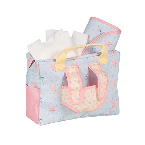 ADORA Sweet Baby Mini Baby Doll Diaper Bag (Fits 11" - 13" Dolls) Made with Premium Quality and Sturdy Straps, Perfect Baby Doll Diaper Backpack & Accessory Birthday Gift for Ages 3 and Up
