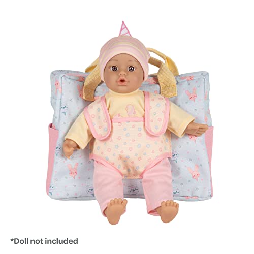 ADORA Sweet Baby Mini Baby Doll Diaper Bag (Fits 11" - 13" Dolls) Made with Premium Quality and Sturdy Straps, Perfect Baby Doll Diaper Backpack & Accessory Birthday Gift for Ages 3 and Up