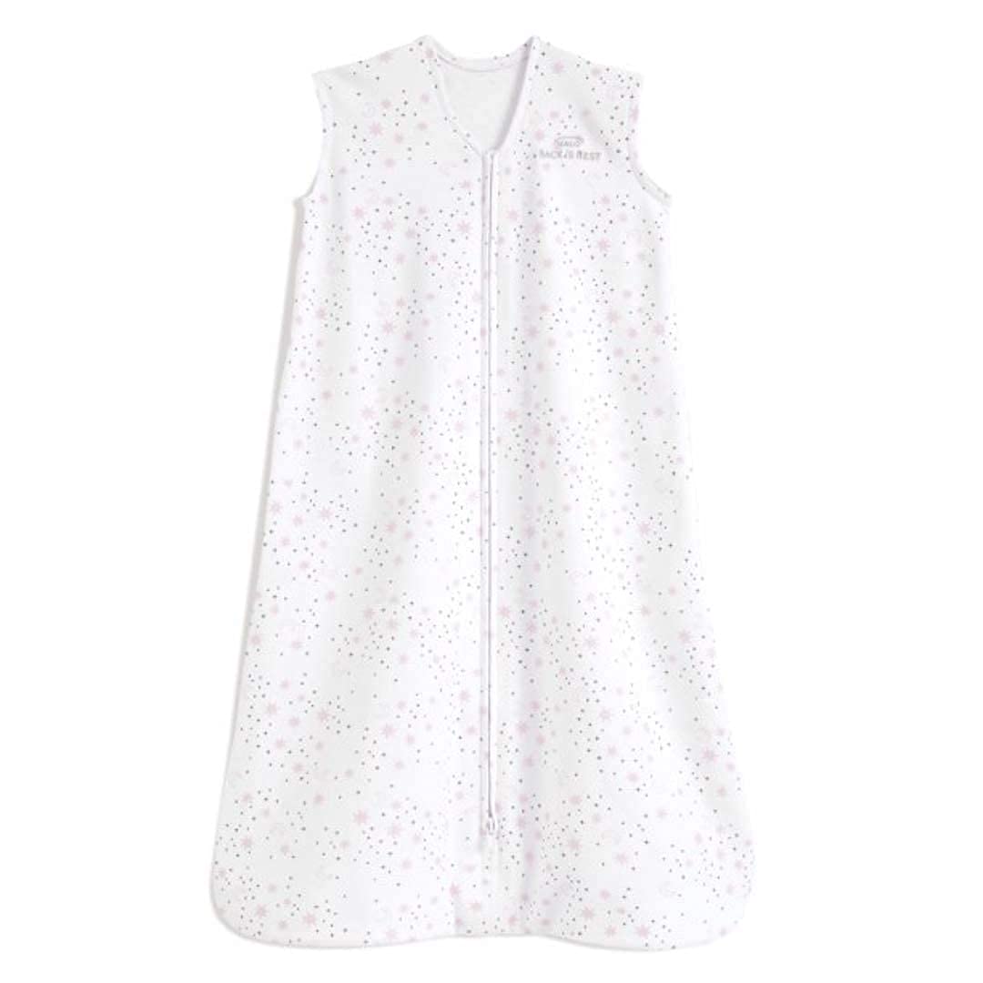 HALO 100% Cotton Baby Sleepsack Wearable Blanket Bundle Set of 3, Baby Girl, Medium