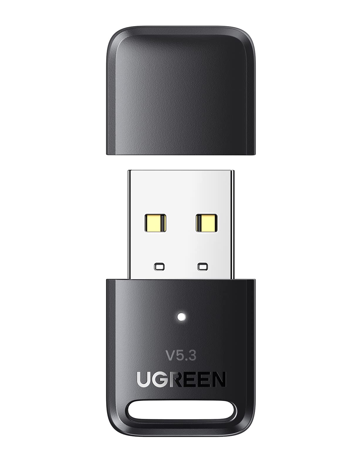 UGREEN Bluetooth Adapter, USB Bluetooth 5.3 Adapter for PC, Wireless Bluetooth Dongle, Plug and Play for Windows 11/10/8.1 Headphone Mouse Keyboard Printer Speaker Xbox PS5 Game Controllers