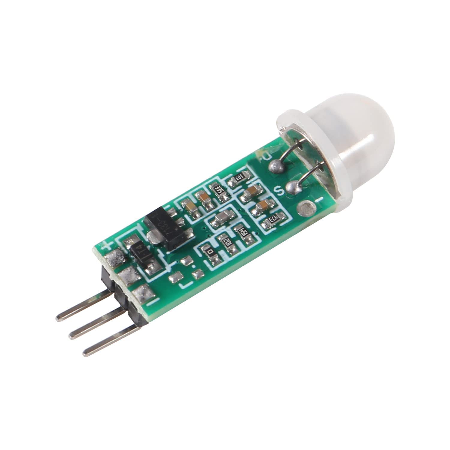 AEDIKO 10pcs HC-SR505 Human Motion Sensor Mini Infrared PIR Detector Switch Module High Power High Efficiency Digital Measurement for DIY Electronic Practice