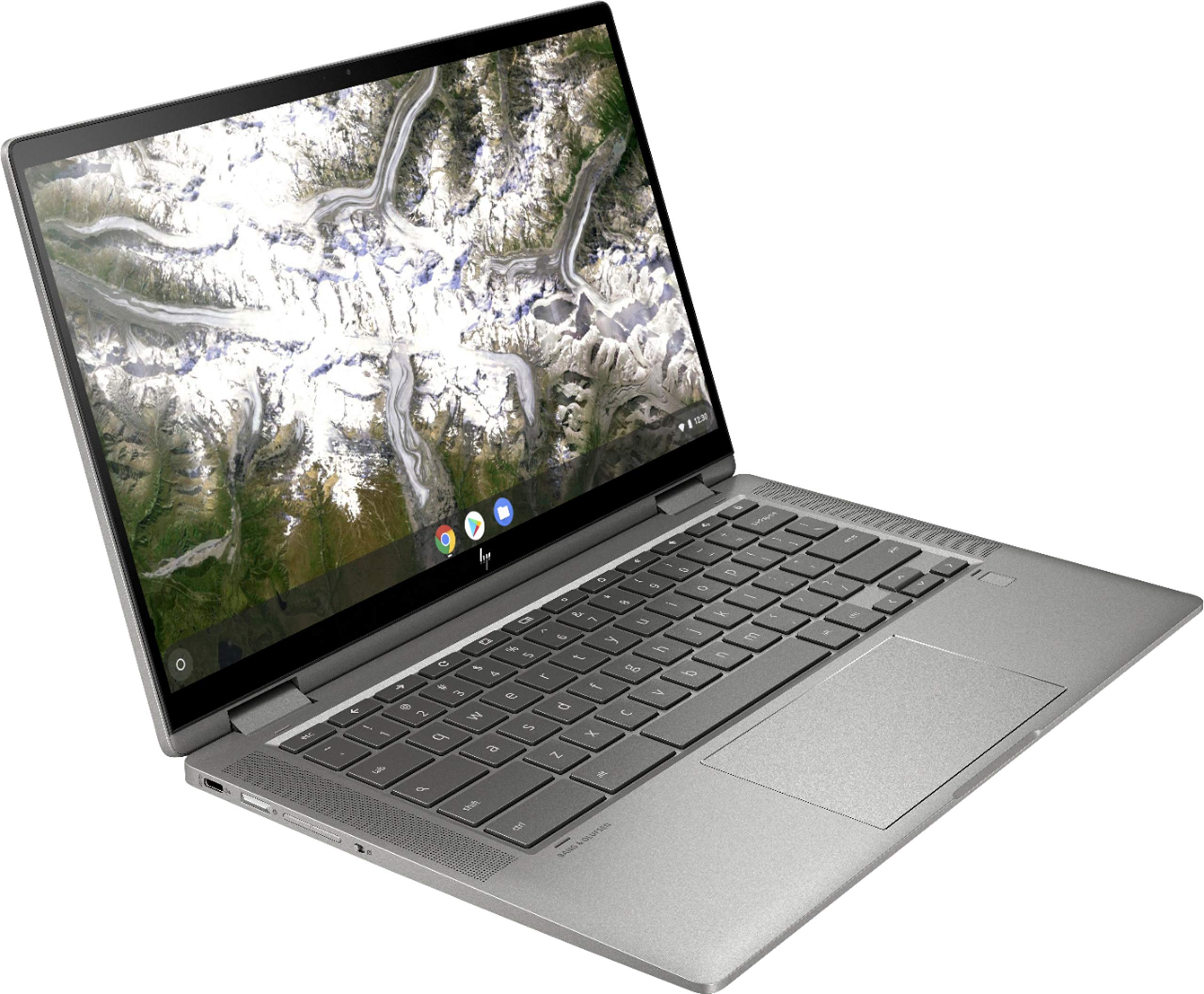 HP 14" X360 Convertible 2-in-1 Touch Screen Full HD (1920 x 1080) Chromebook, Intel i3-10110U Processor, 8GB DDR4, 64GB EMMC, 802.11ac, Bluetooth 5.0, Chrome OS, W/Valinor Accessories