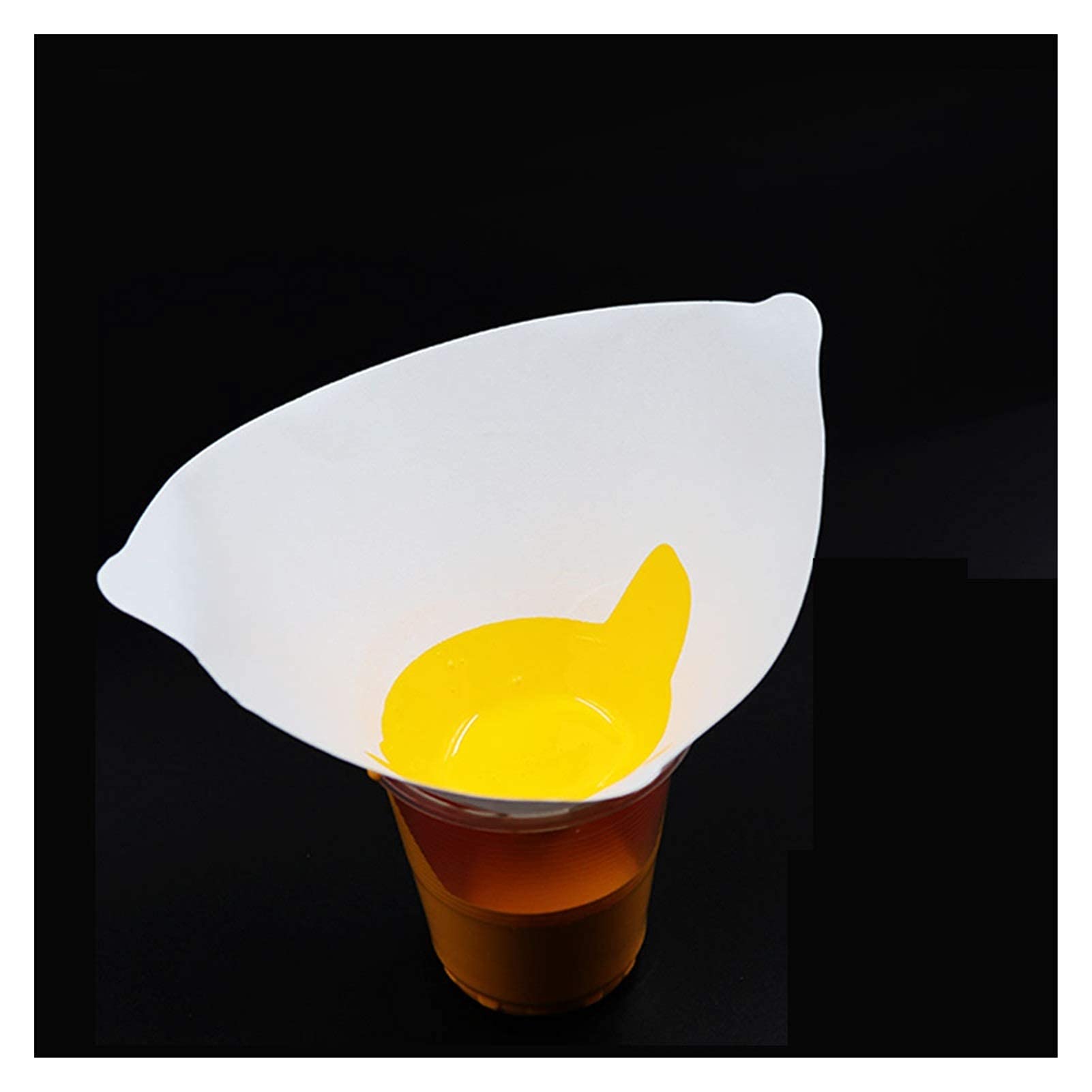 Youmine Science lab Science lab New 50Pcs Fine Paint Paper Strainers 120 Micron Sieve Filter Nylon Mesh Net Funnel