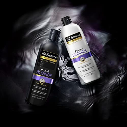 TRESemmé Pro Collection Purple Blonde Conditioner for Blonde and Silver Hair Hair Conditioner for Brilliant Color 20 oz