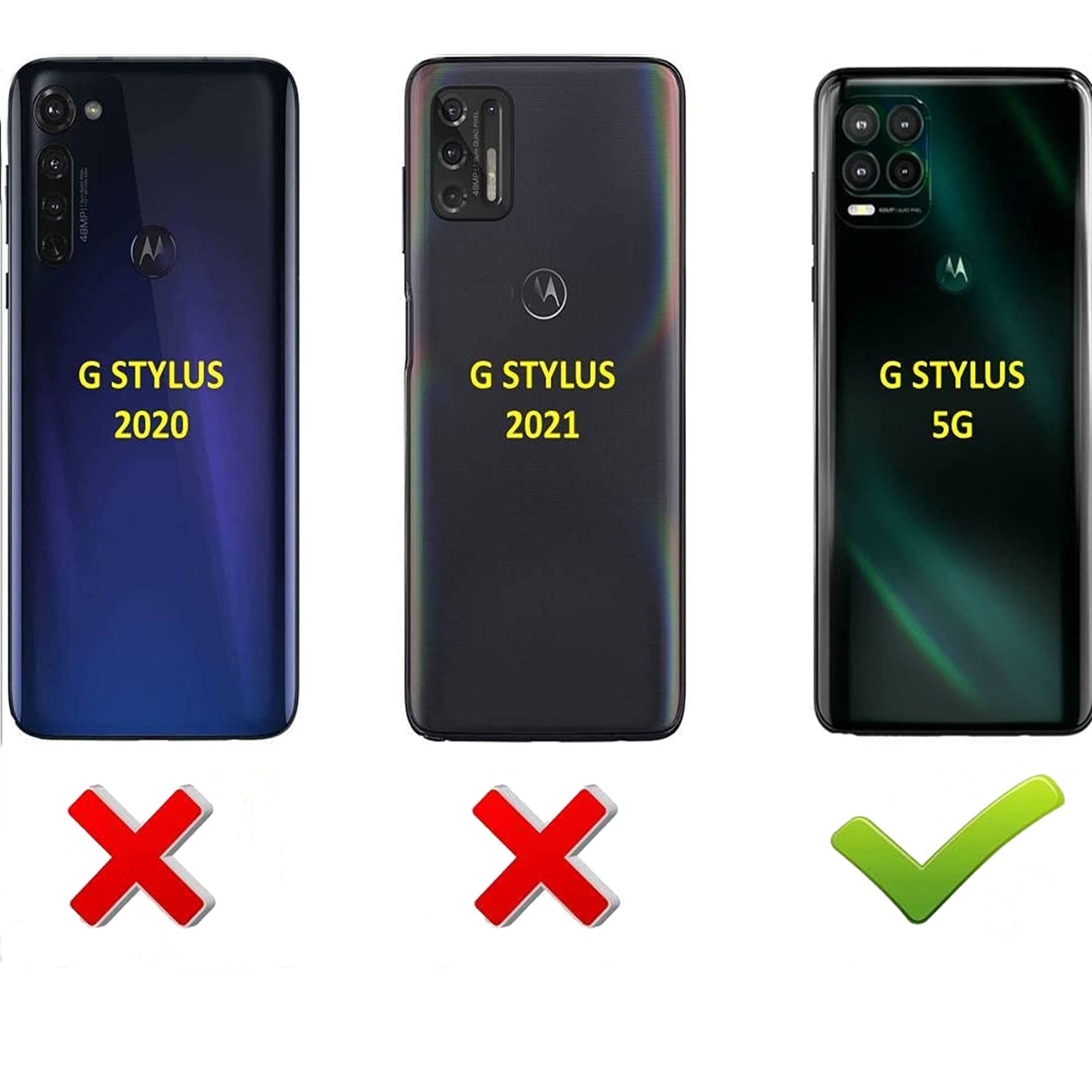 G Stylus 5G Pen Replacement for Motorola Moto G Stylus 5G (2021) XT2131 All Verison stylus Pen (Black)+Eject Pin+Type-c Adapter