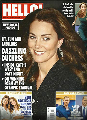 HELLO! MAGAZINE NEW ROYAL PHOTOS MARCH, 09th 2020 NO. 1625 PRINTED IN UK