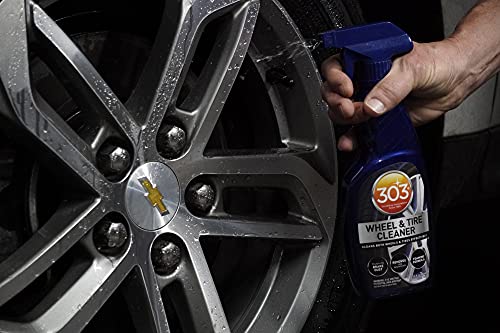 303 Wheel and Tire Cleaner - Cleans Both Wheels and Tires Effectively - Tough on Brake Dust - Removes Tire Browning - Foaming Formula, 15.5 fl. oz. (30596CSR) Packaging May Vary