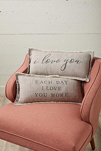 Mud Pie Love Pillows, Each Day
