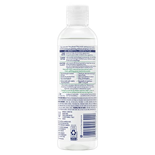 St.Ives Solutions 3-in-1 Face Toner For Combination to Oily and Acne Prone Skin Clear Skin Made with 100 percent Natural Tea Tree Extract, Vitamin B3, Micellar Water Technology, and Witch Hazel 8.5 oz