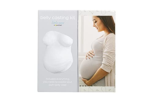 Little Pear Belly Casting Kit, Expecting Mom Pregnancy Keepsake, Pregnant Belly Mold, Belly Keepsake Kit, White