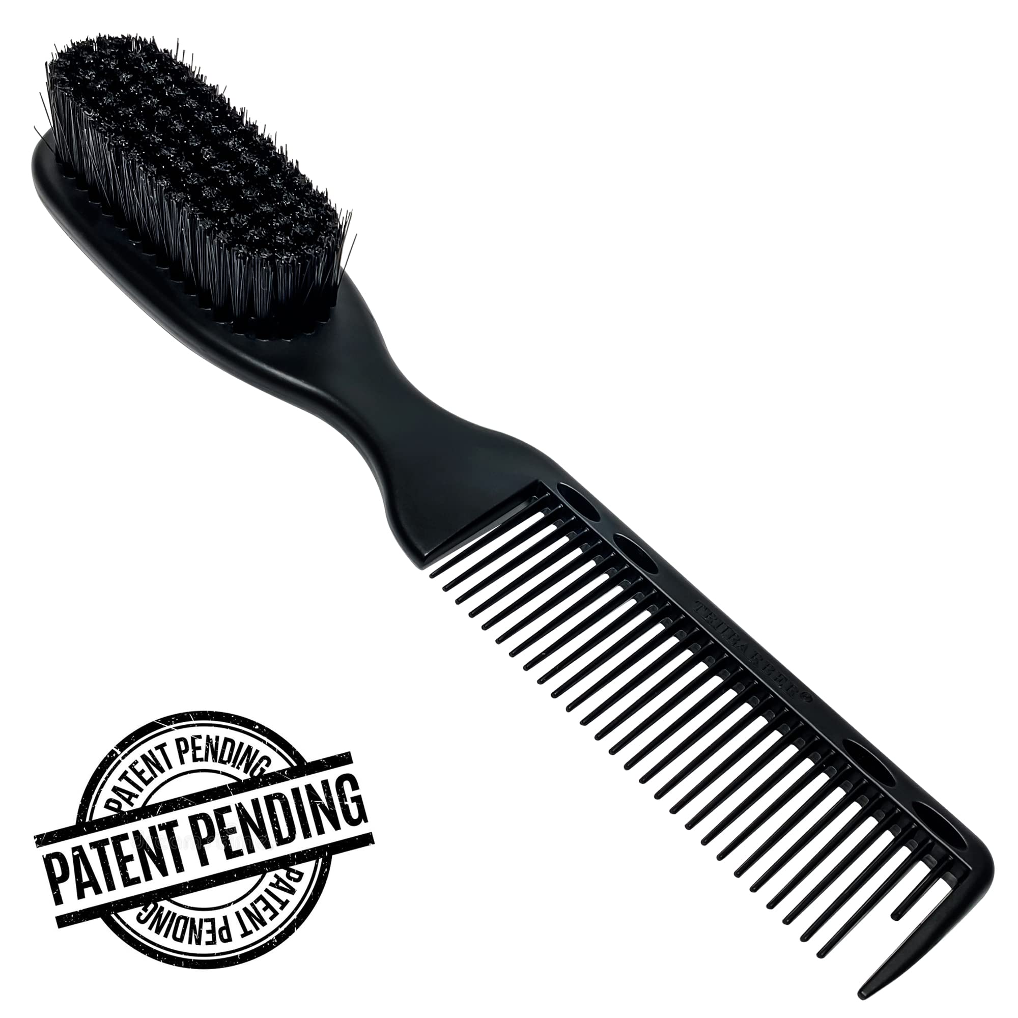TRU BARBER PRO Fading Brush, Barber Fade Brush, Cleaning Brush for clippers,Beard Brush