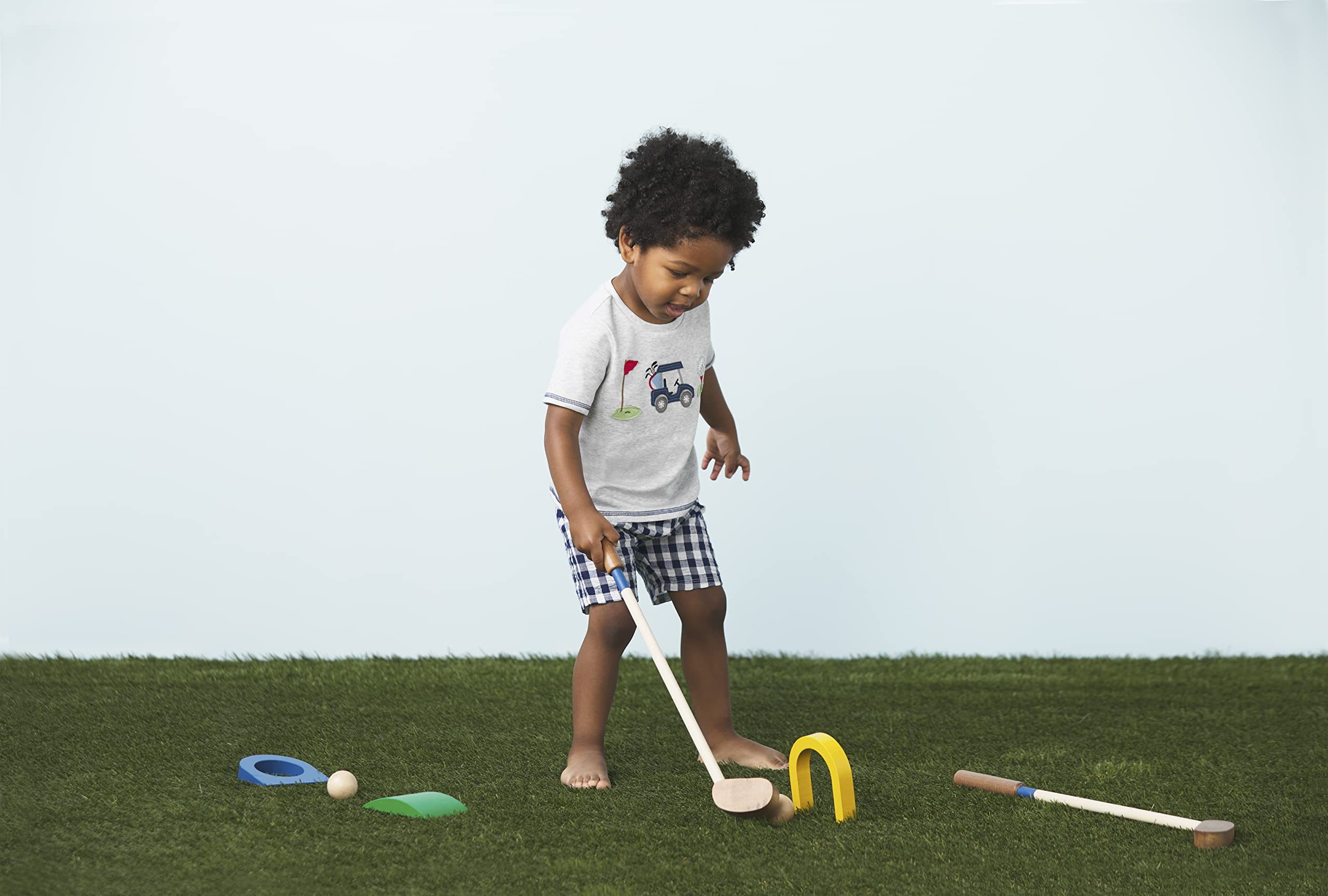 Mud Pie baby boys Short Set, Grey, Medium US