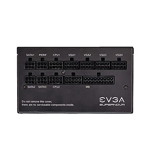 EVGA SuperNOVA 1000 G5, 80 Plus Gold 1000W, Fully Modular, ECO Mode with Fdb Fan, 10 Year Warranty, Compact 150mm Size, Power Supply 220-G5-1000-X1 (Renewed)