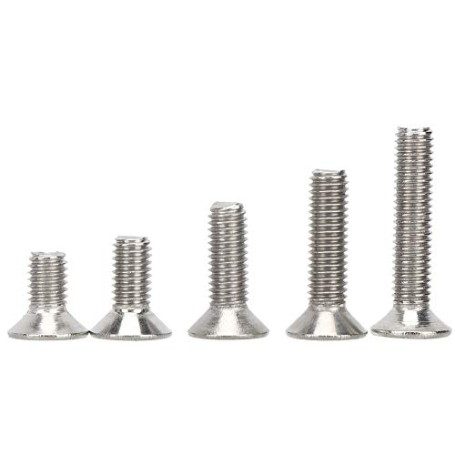 Screw Organizer, Screws Assortment Set Hex Socket Screw Flat Screw Pocket Hole Screws, Screws Kit for Electronics Industry Hardware Fasteners DIY