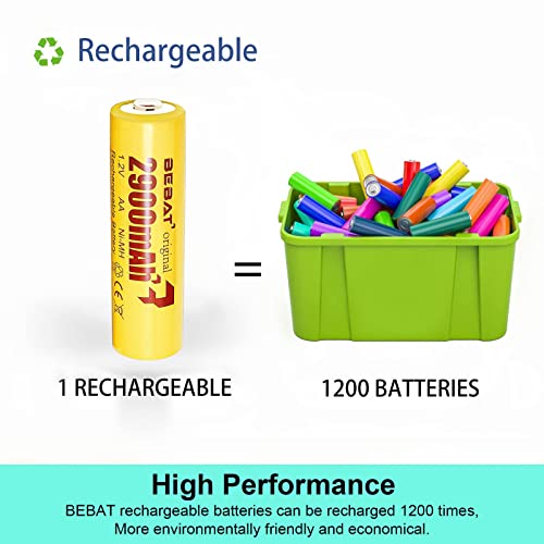 Double AA Battery Rechargeable AA Batteries AA Size 2900mAh Double A Battery 1.2V 2a Batteries High-Capacity Rechargeable Double A Batteries 8 Pack NiMH AA Batteries double a rechargable batteries