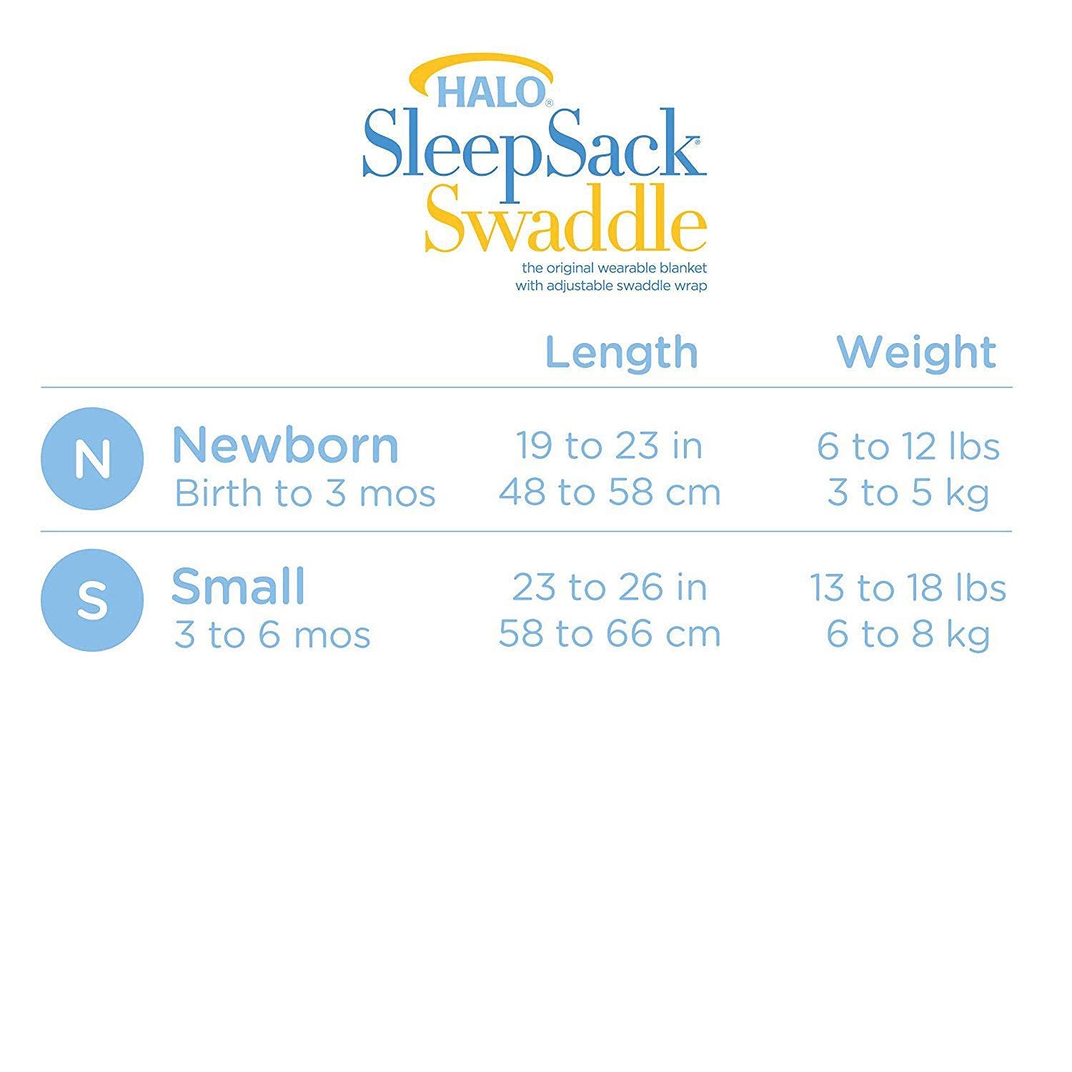 HALO 100% Cotton Sleepsack Swaddle Bundle Set of 3, Baby Boy, Newborn