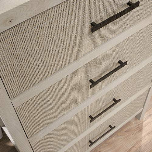 Sauder Pacific View Dresser, L: 28.78" x H: 17.48" x W: 44.213", Chalked Chestnut Finish