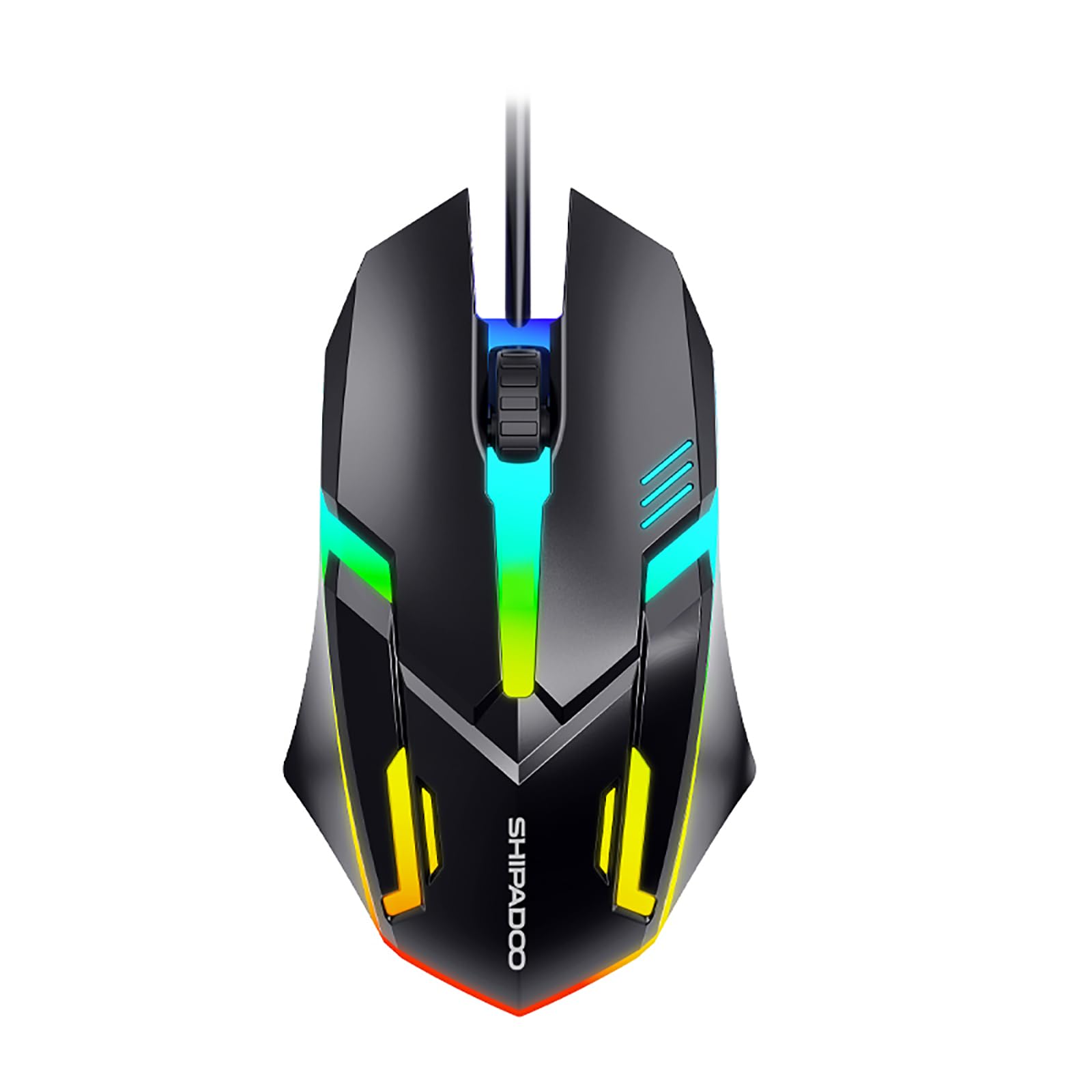 HQDZSZ Wired Gaming Keyboard and MouseUniversal, Keyboard and Mouse Set, USB Interface, Wired Keyboard and Mouse Set, Laptop, Desktop Computer, Office and Home use (Black)