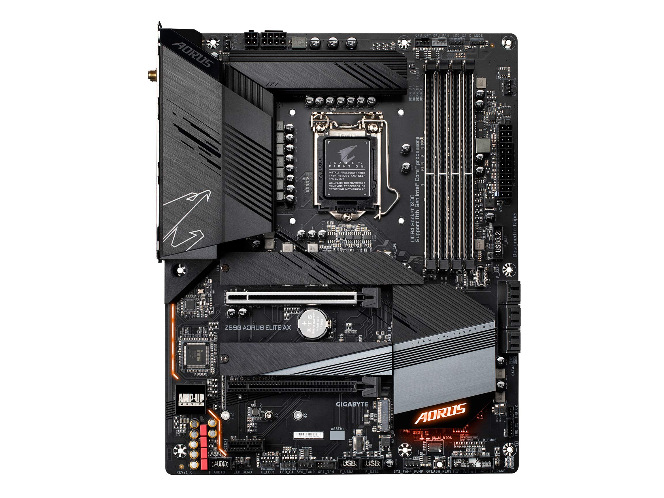 Intel® Core™ i7-11700K Desktop Processor 8 Cores up to 5.0 GHz Unlocked LGA1200 125W + GIGABYTE Z590 AORUS Elite AX