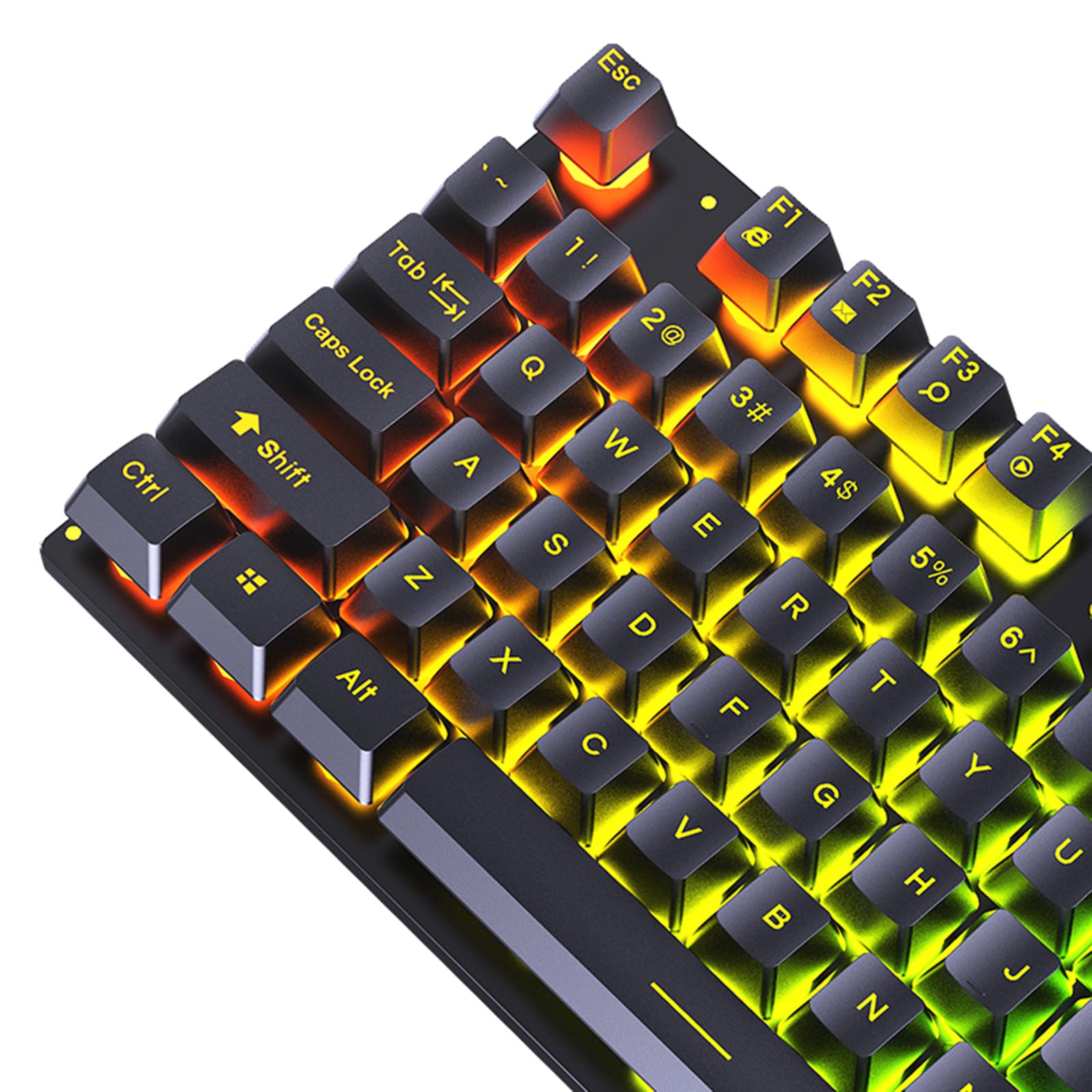 HQDZSZ Wired Gaming Keyboard and MouseUniversal, Keyboard and Mouse Set, USB Interface, Wired Keyboard and Mouse Set, Laptop, Desktop Computer, Office and Home use (Black)