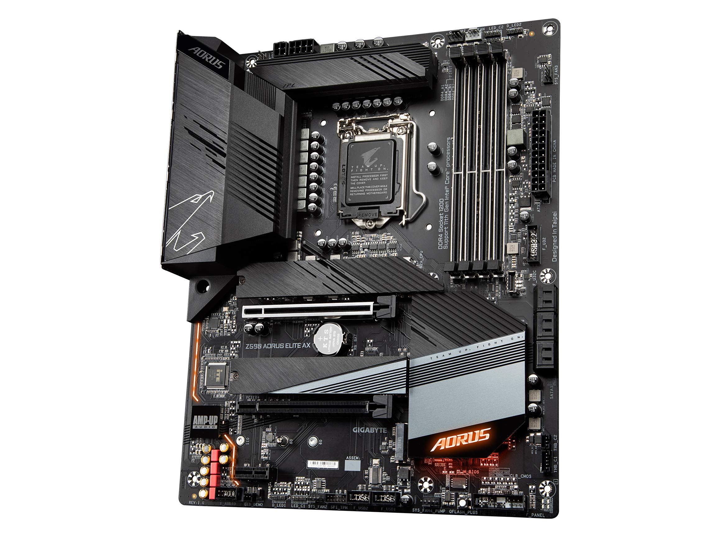 Intel® Core™ i7-11700K Desktop Processor 8 Cores up to 5.0 GHz Unlocked LGA1200 125W + GIGABYTE Z590 AORUS Elite AX