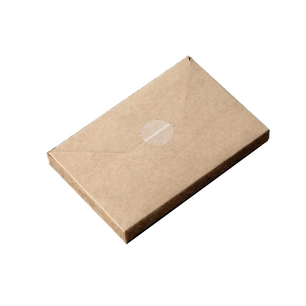 2Rolls/1000Pcs Clear Retail Package Envelope Seals 1 Inch Round Circle Wafer Seal Sticker Labels for Envelopes Box and Gift Packaging