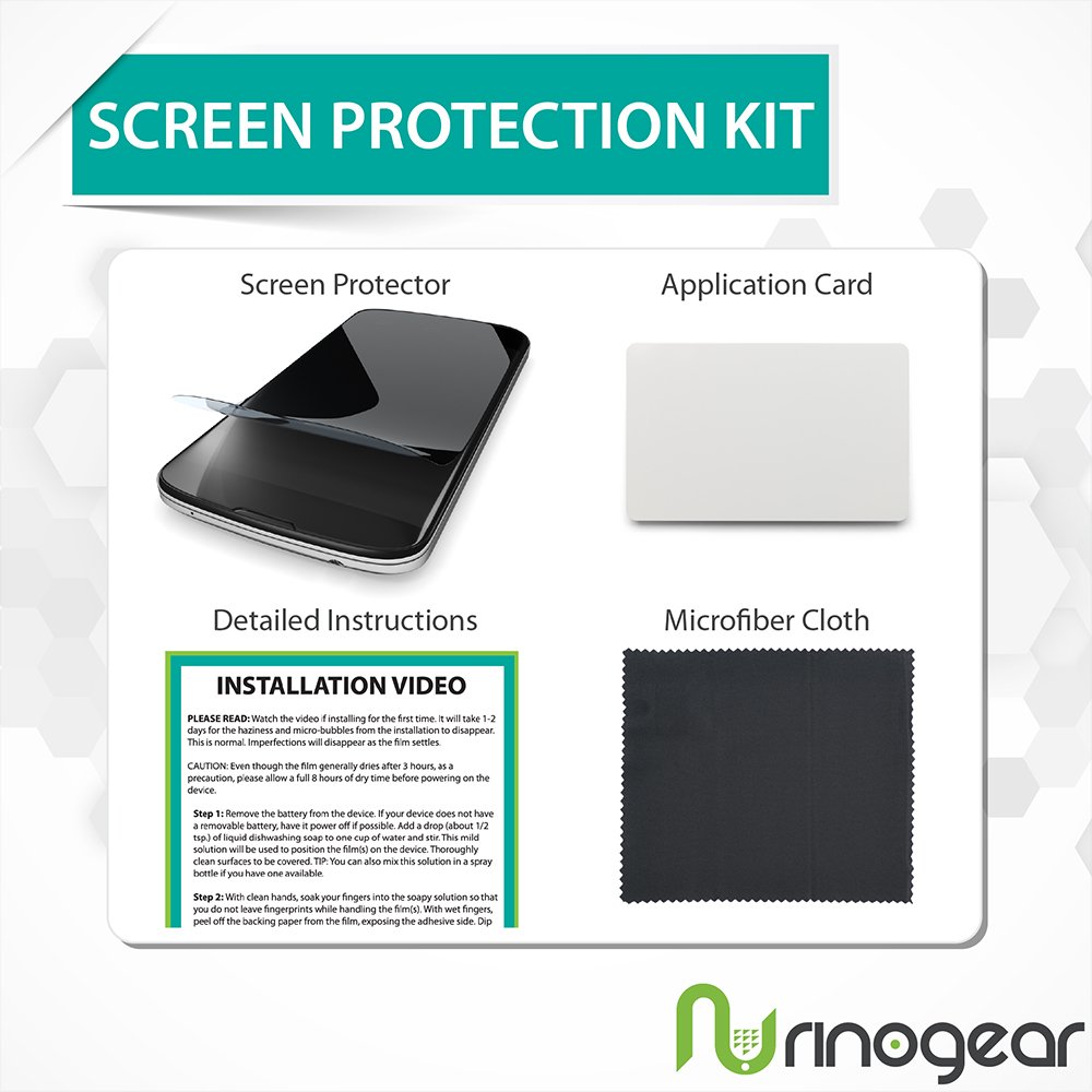 RinoGear (8-Pack) Screen Protector for Fitbit Charge 6 / Charge 5 Screen Protector [Flexible Clear Film] Case Friendly Accessories