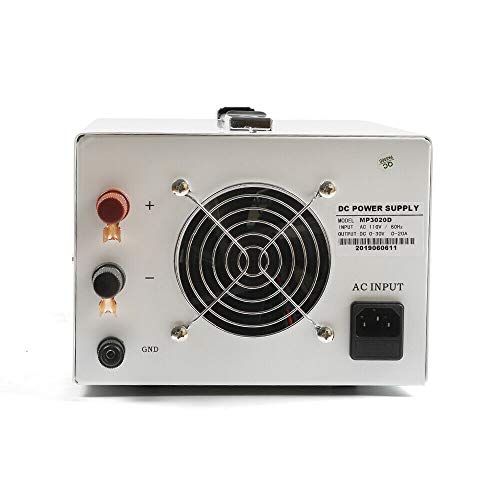 MP3020D DC Power Regulated Supply Variable Adjustable Switching 0-30V Regulated Bench Supply Lab Power Supply Regulated Variable Power Line 0-20A LED Testing Adjustable