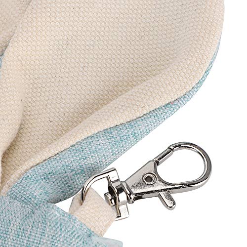 TOPINCN Small Animal Sleeping Bag Pouch Winter Soft Warm Pet Bed House Hamster Hanging Bed Nest for Ferret Hedgehog Sugar Glider Chinchillas (L)