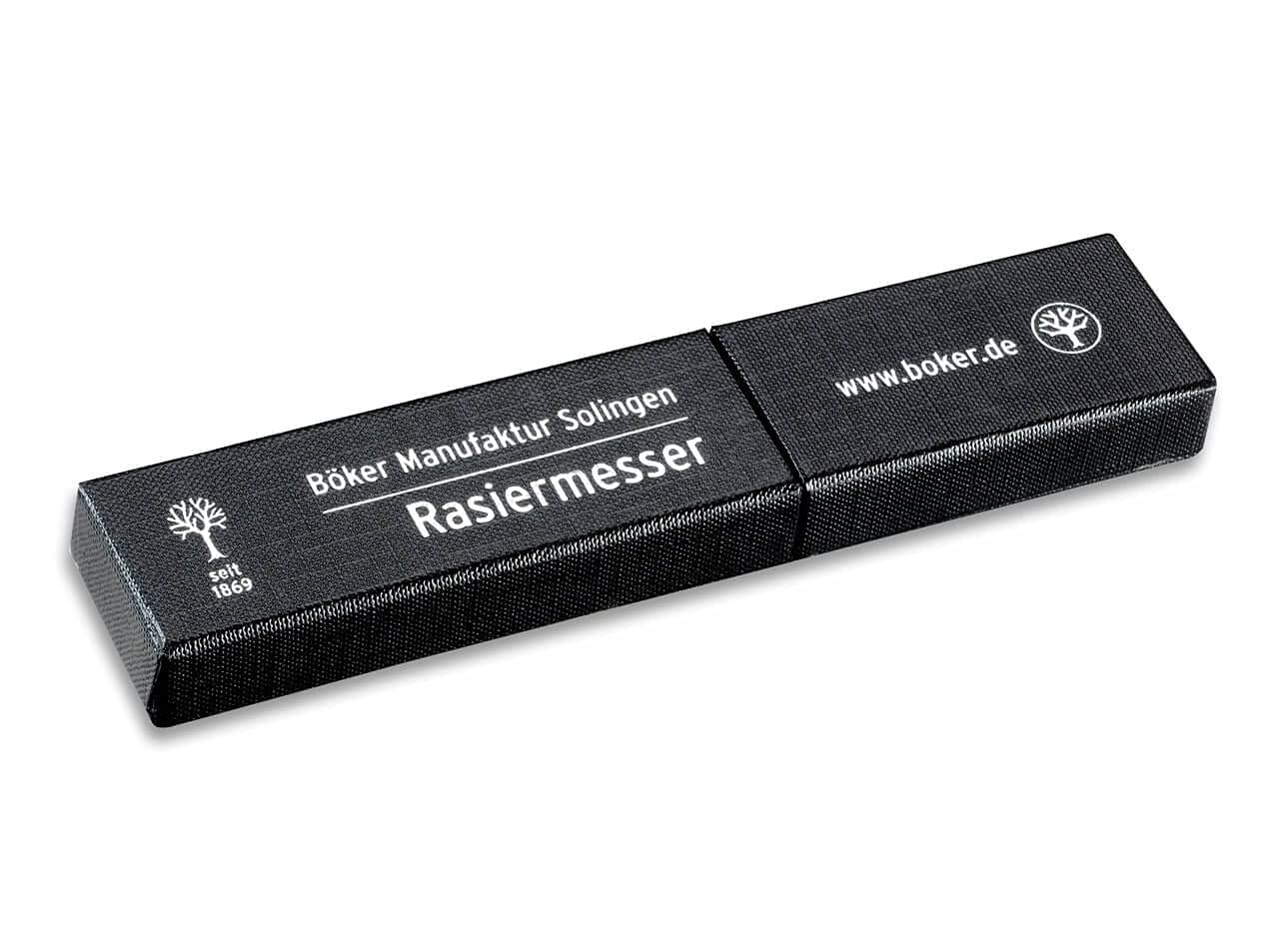 Boker Manufaktur Solingen The Celebrated Wenge Straight Razor - 6/8" Carbon Steel Blade, Wenge Handle