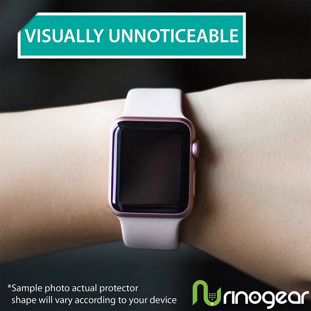 RinoGear (8-Pack) Screen Protector for Fitbit Charge 6 / Charge 5 Screen Protector [Flexible Clear Film] Case Friendly Accessories