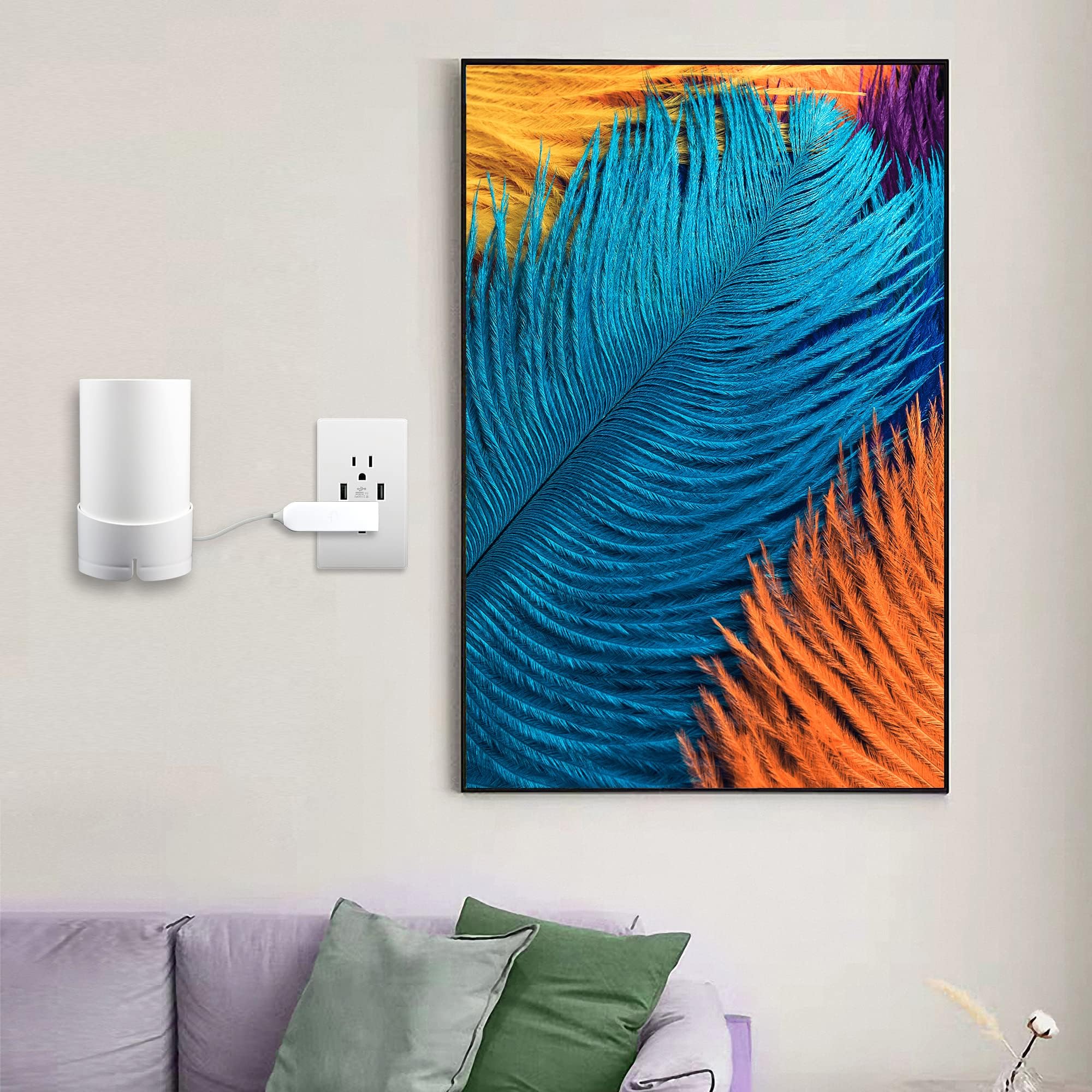 PETIMETI Wall Mount for Deco X68/XE75/XE75 Pro/AXE5300/AXE5400/PX50 Tri-Band WiFi 6 System(2 Pack