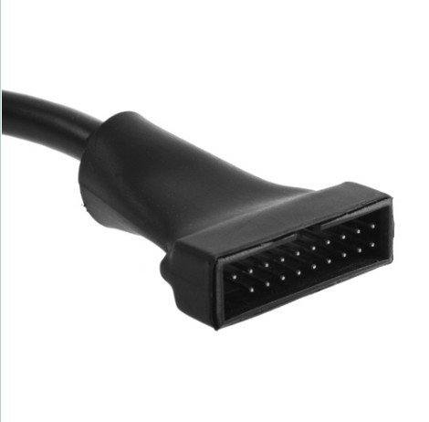 XIAOSHI 2-Pack USB 3.0 19 Pin Male to USB 2.0 9-Pin Motherboard Female Housing cable adapter