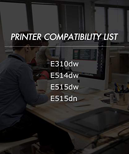 (Drum Only) Green Toner Supply 1-Pack Compatible E515 E514 E310 Drum Unit 1xDrum High Yield (12,000 Pages) Work for Dell E310dw E514dw E515dw E515dn Printer