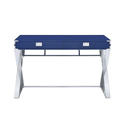 Picket House Furnishings Estelle Desk in Glossy Blue