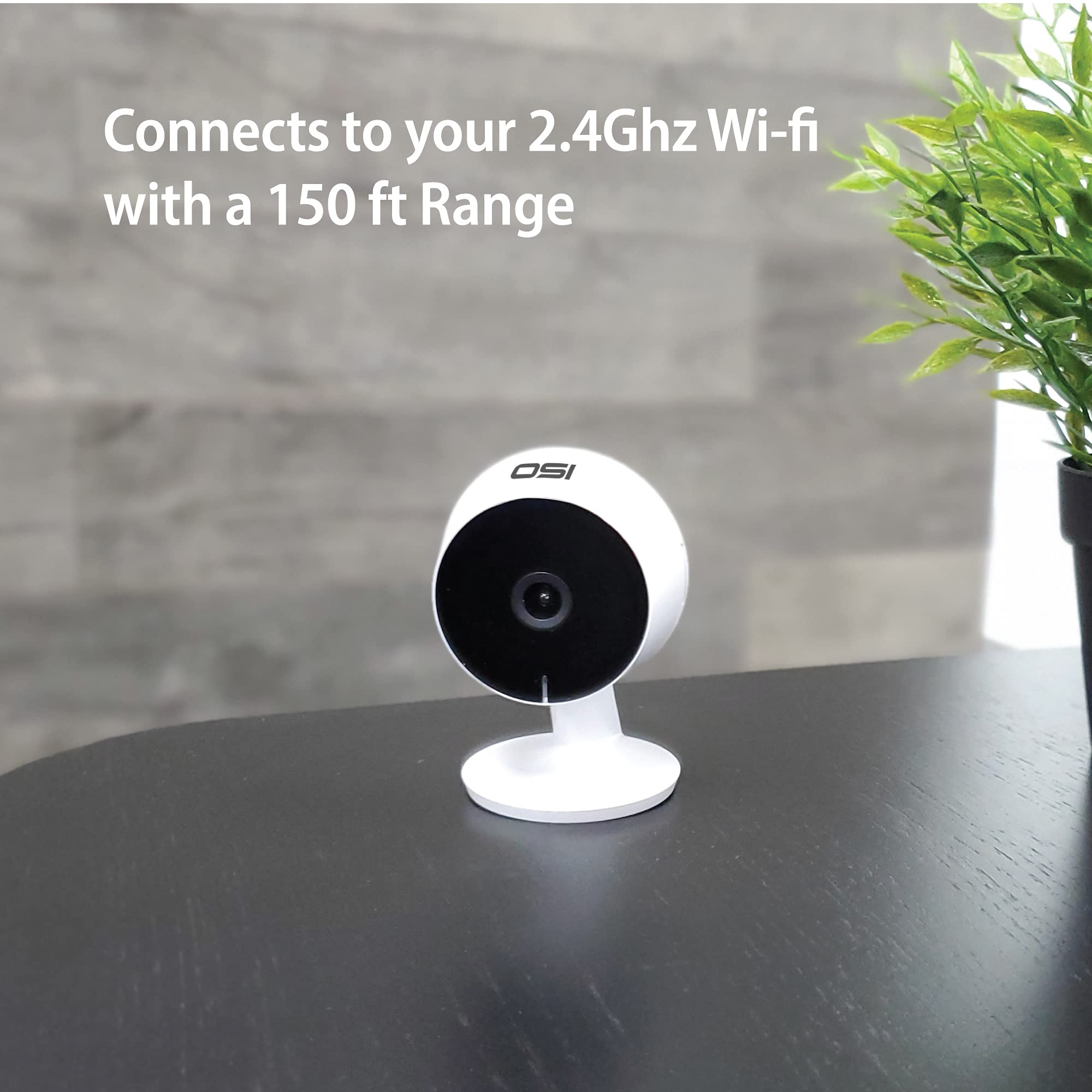 OSI Smart Security Mini Camera Indoor 1080P HD,WiFi Cameras,Home Security Cameras, AI Human Detection,Two-Way Audio,Night Vision,Compatible with Alexa, Google,32GB SD Card Included & Cloud Storage