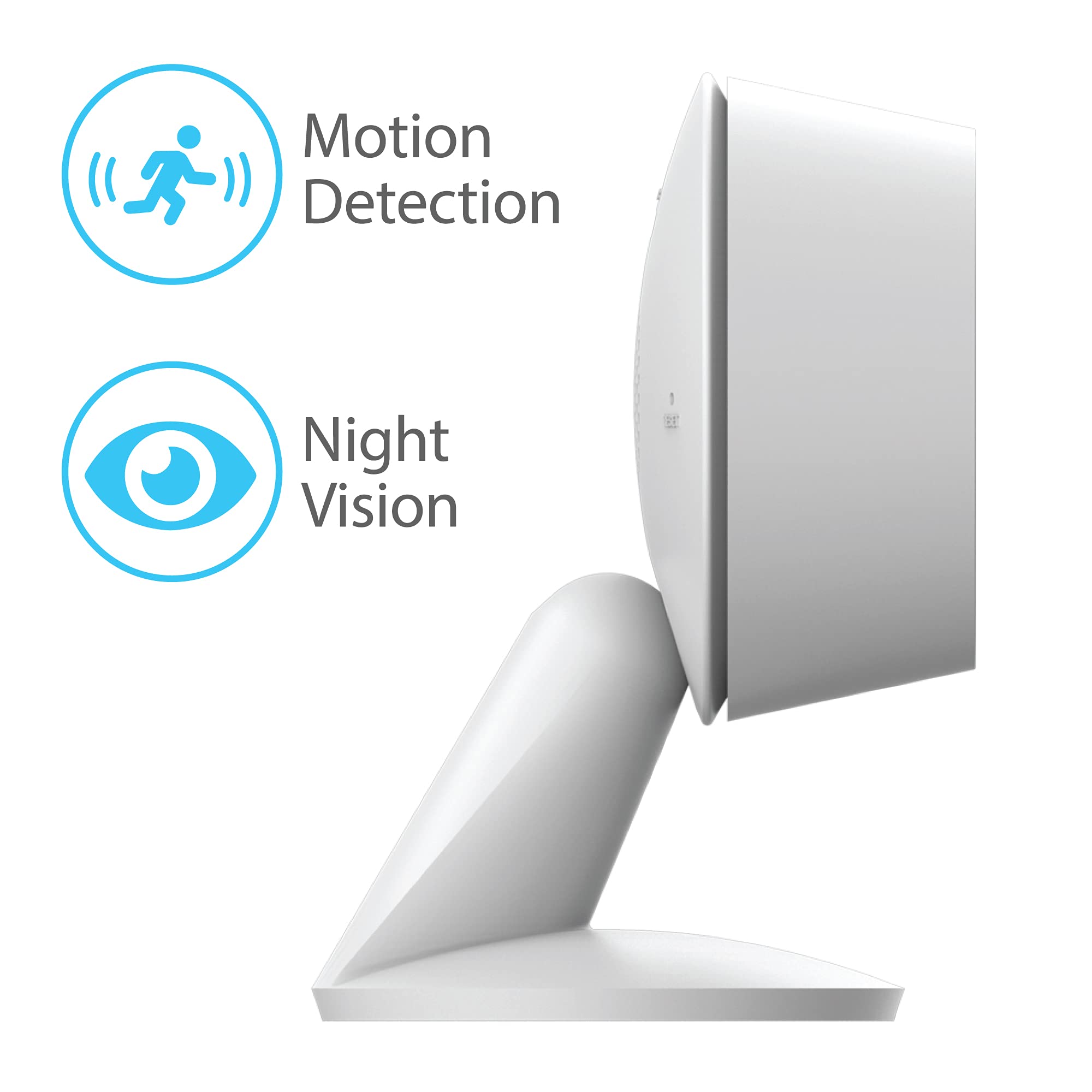 OSI Smart Security Mini Camera Indoor 1080P HD,WiFi Cameras,Home Security Cameras, AI Human Detection,Two-Way Audio,Night Vision,Compatible with Alexa, Google,32GB SD Card Included & Cloud Storage