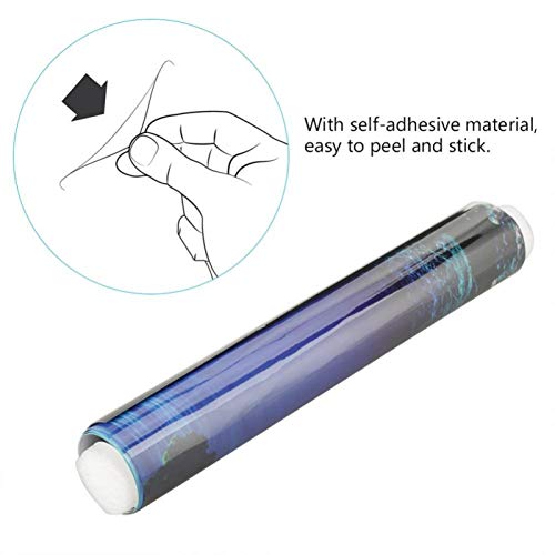 GLOGLOW Aquarium Poster, Effect Underwater Background Sticker Thicken PVC Adhesive Static Cling Backdrop Fish Tank Decorative Paper(61×30cm)