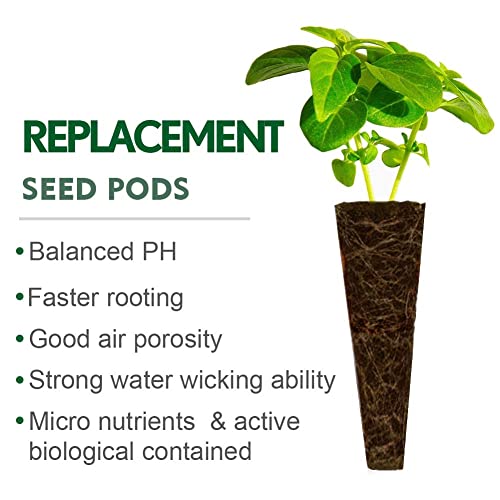 Grow Sponges for Use with AeroGarden, Eco-Friendly Plant Growing Plugs Sponges for Hydroponic Plants Growth, Pack of 50